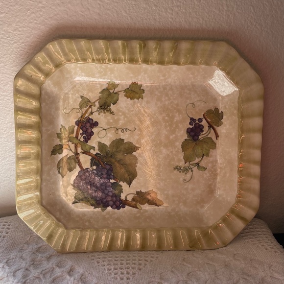 Ceramica due torri | Dining | Vintage Ceramica Due Torri Grape Vine ...